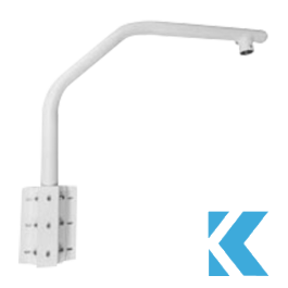 Kinnik - Uniview TR-WE45-B-IN Supporto con staffa a collo d'oca